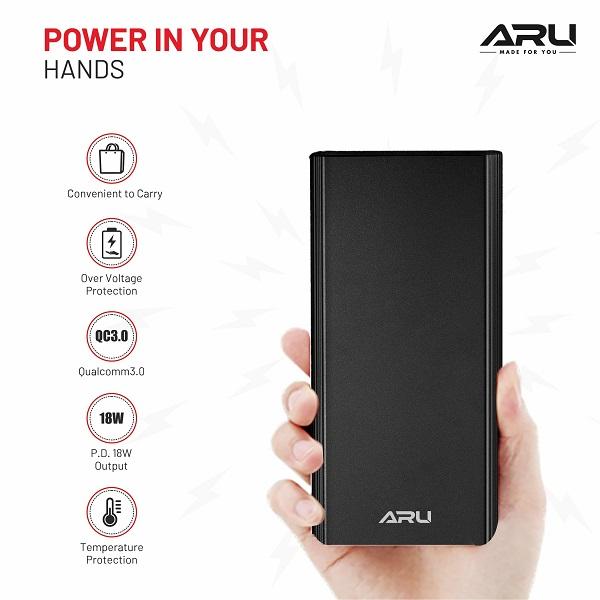 AQP-1050 Polymer Power Bank | ARU India reseller products reselling